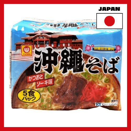 [Japan import]Maruchan Okinawa soba, bonito and soki flavor, 5-pack ...