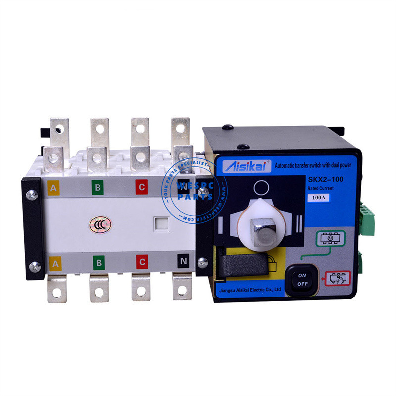 Three Phase ATS Automatic Transfer Switch 100A 4P ATS 100A DC Automatic ...