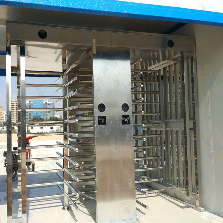 Residential Anti-Tailgating Cross Gate Construction Site Full Height ...