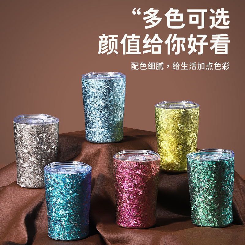 Spot Promotion Pure Titanium Portable Cup Pure Titanium Ice Flower Beer ...