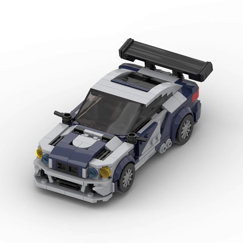 MOC Building Blocks Compatible Lego 164642 BMW M3 GTR NFS Assembled Toy ...