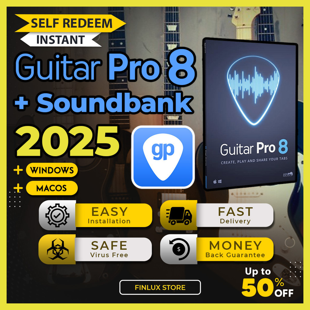 Guitar Pro 8.1.4 Build 43 + Soundbank Latest 2025 Lifetime For Windows ...