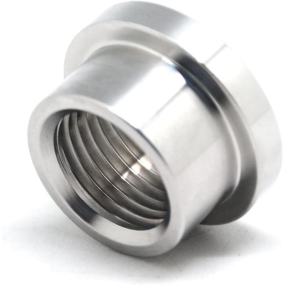 QiiMii 1/2" NPT Female Threaded Stepped Weld Bung Mounting Stainless ...
