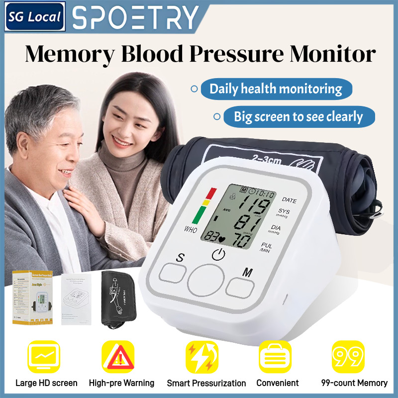 Automatic Blood Pressure Monitor Upper Arm Intelligent Blood Pressure ...