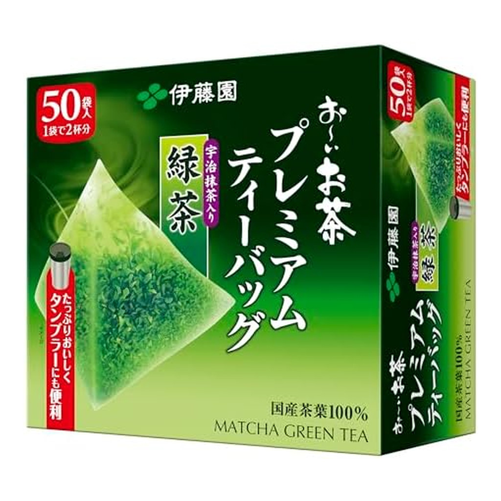 [FROM JAPAN] Oi Ocha Premium Green Tea Bags with Uji Matcha – 50 Bags ...
