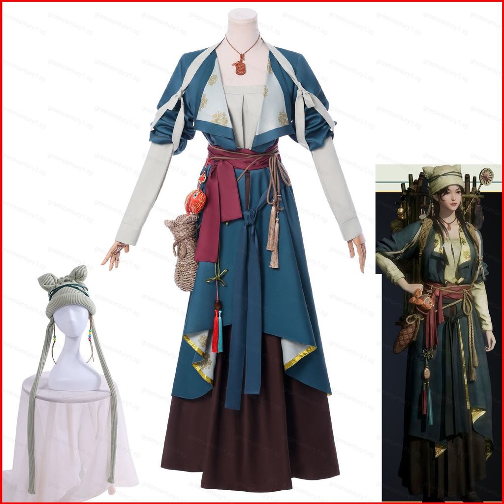 GC1 WHERE WINDS MEET Ying Ying dress hat role play cosplay cloth Halloween party costume GC1 ...