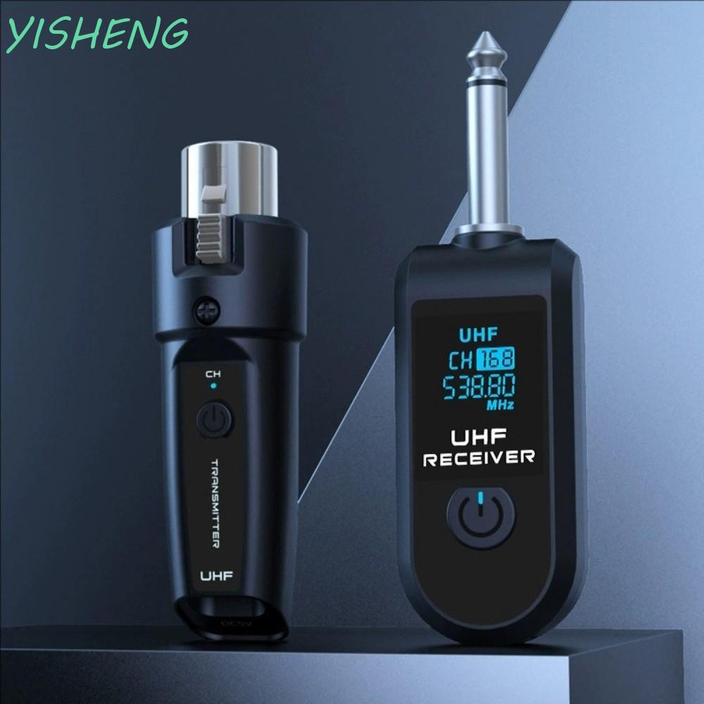 YISHENG Microphone Wireless Converter, Electric Guitar Compatible ...