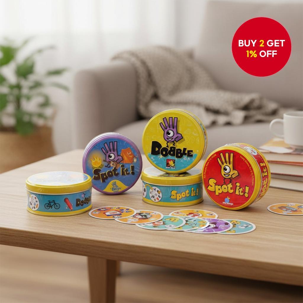 Family Party Game Spot It Dobble Find It Toys for Kids and Festivals ...