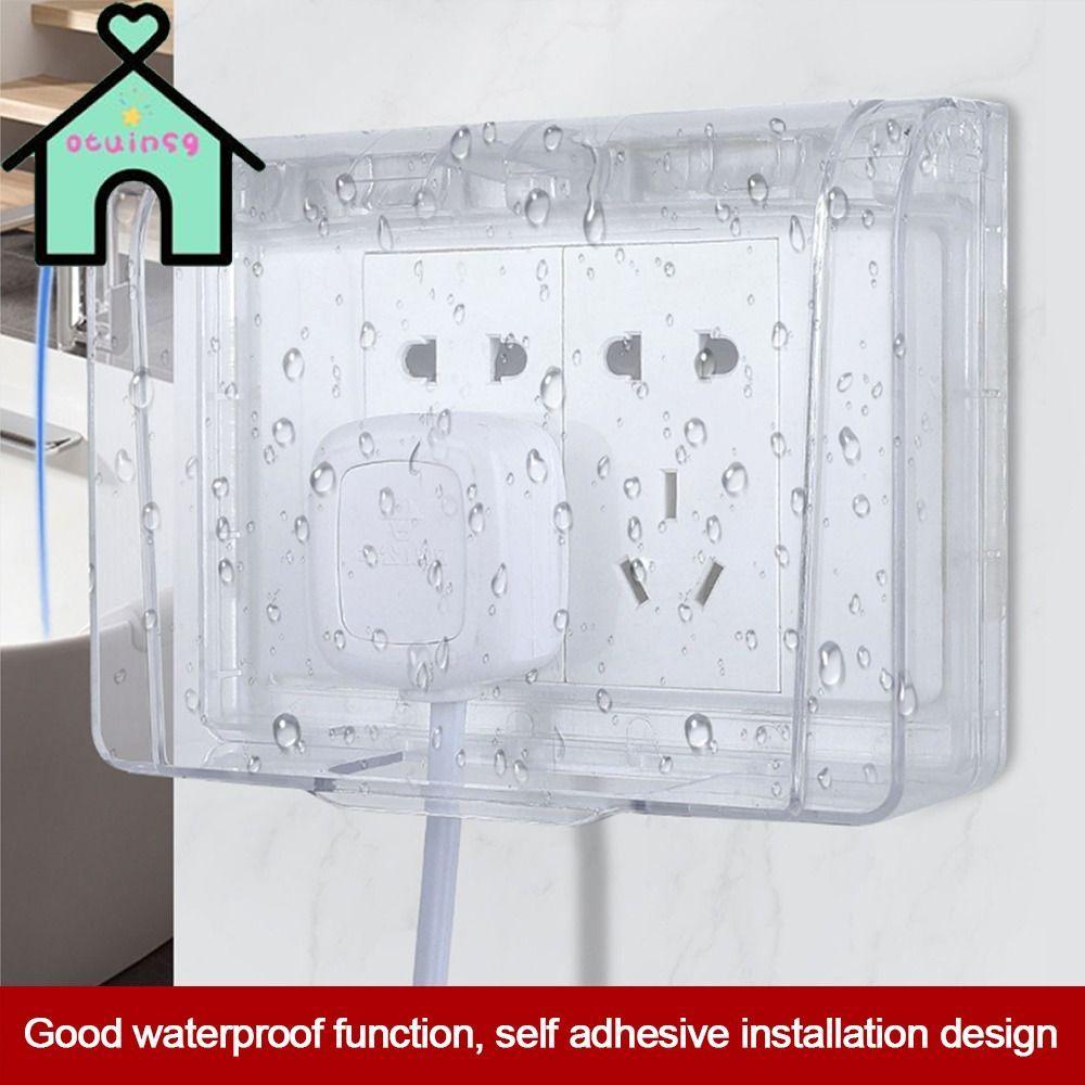OTUINSG Socket Waterproof Box, 86 Type Wall-mounted Switch Protective ...