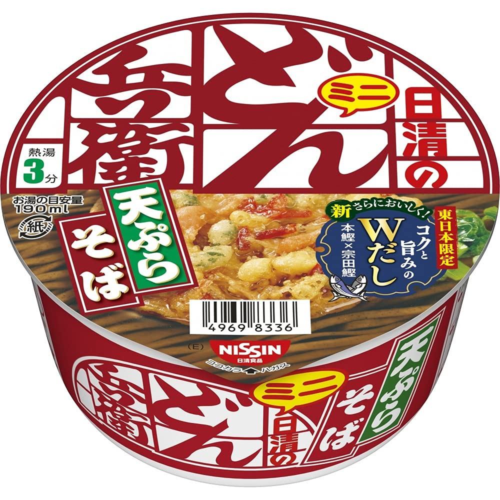 Donbei Tempura Soba Mini (East) Nissin Cup Noodles 46g x 12 Pack ...