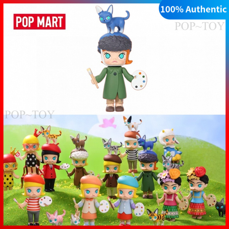 POPMART MOLLY Auction Series pop mart blind box figures gift | Shopee ...