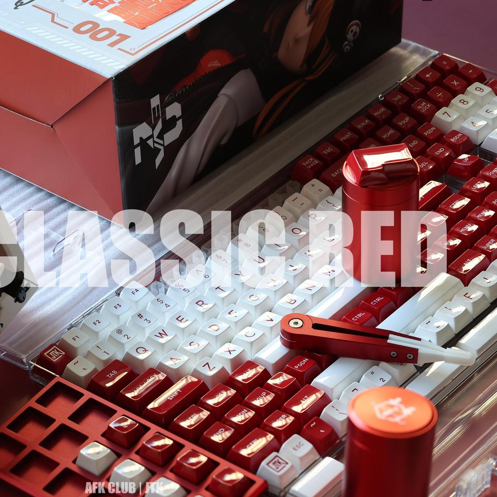 JTK HSA Classic Red Glossy Ball Cap Two-Color Keycap Magnetic Axis ...