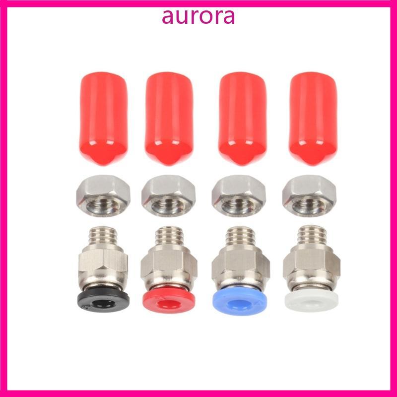 Auro Multiple Purpose PC4 M6 Pneumatic Adapters for Filaments Feed and ...