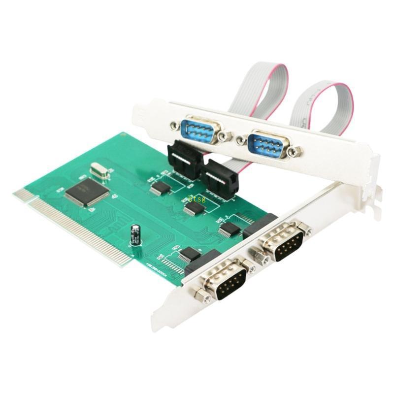 btsg Comprehensive PCIe Serial and Parallel Port Card Connect RS232 ...