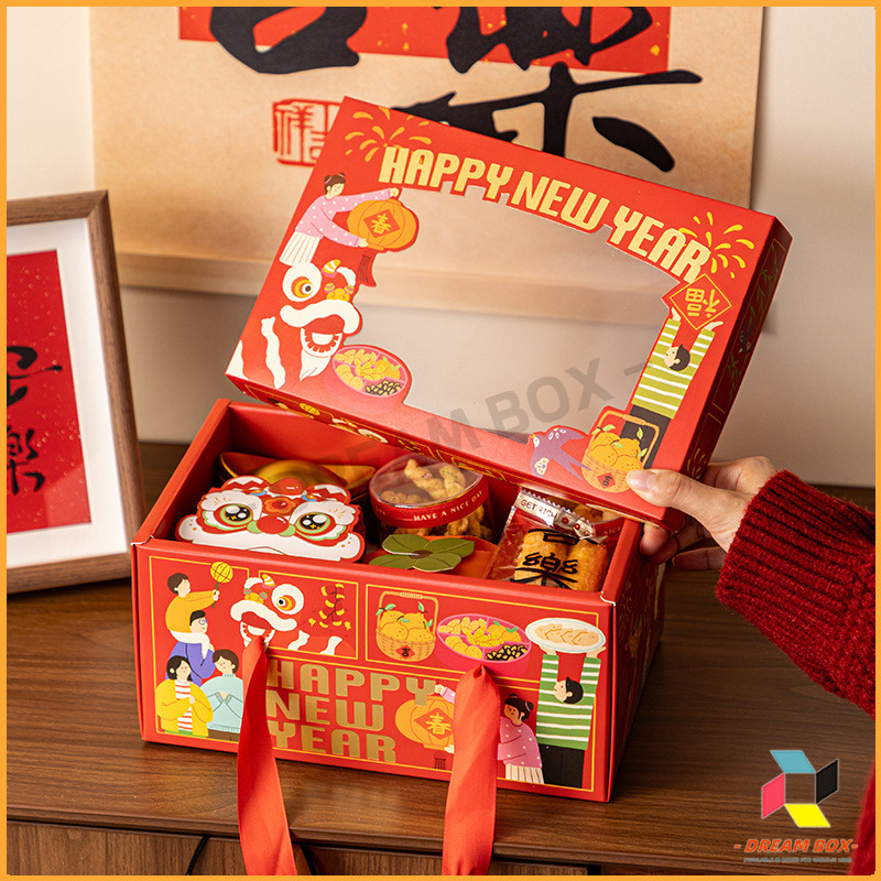 [5pcs Price] 2026 Year Of The Horse Portable Window Gift Box / CNY ...