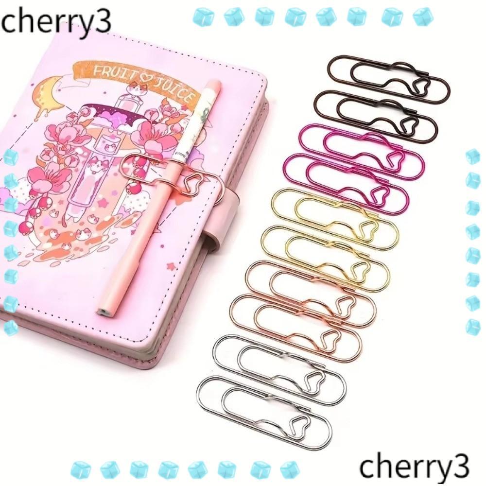 CHERRY Paper Clips, Love Model DIY Paper Fix Clip, Multi-functional ...