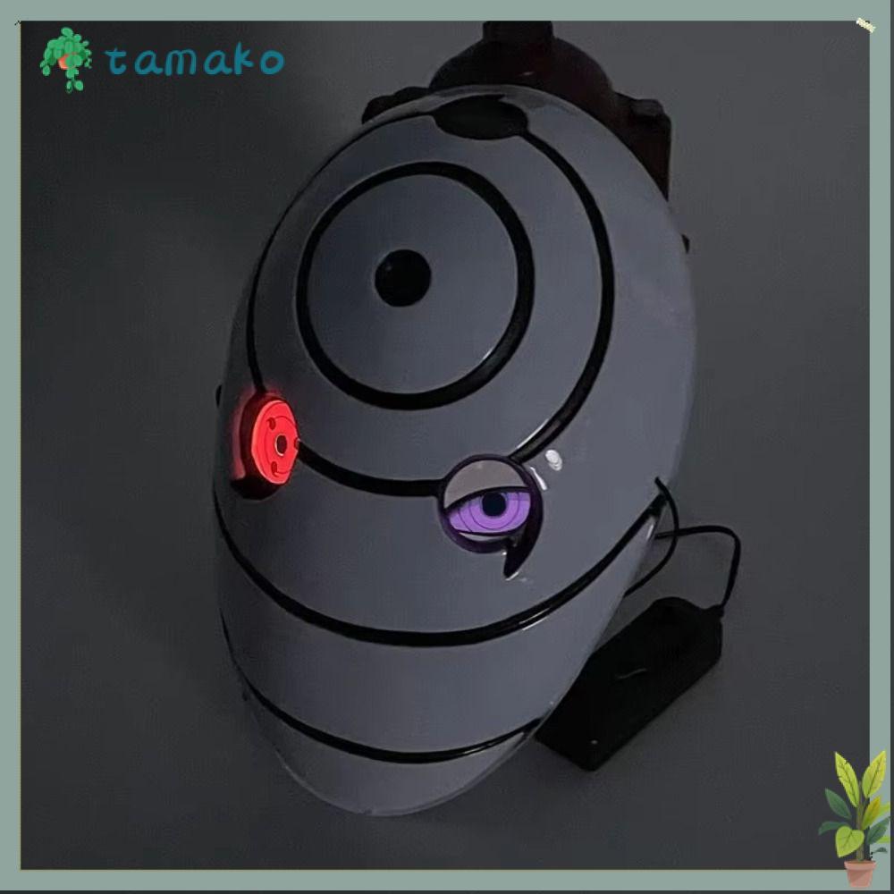 TAMAKO Sharingan Face Cover, Tobi Role Play Glowing Naruto , Uchiha ...