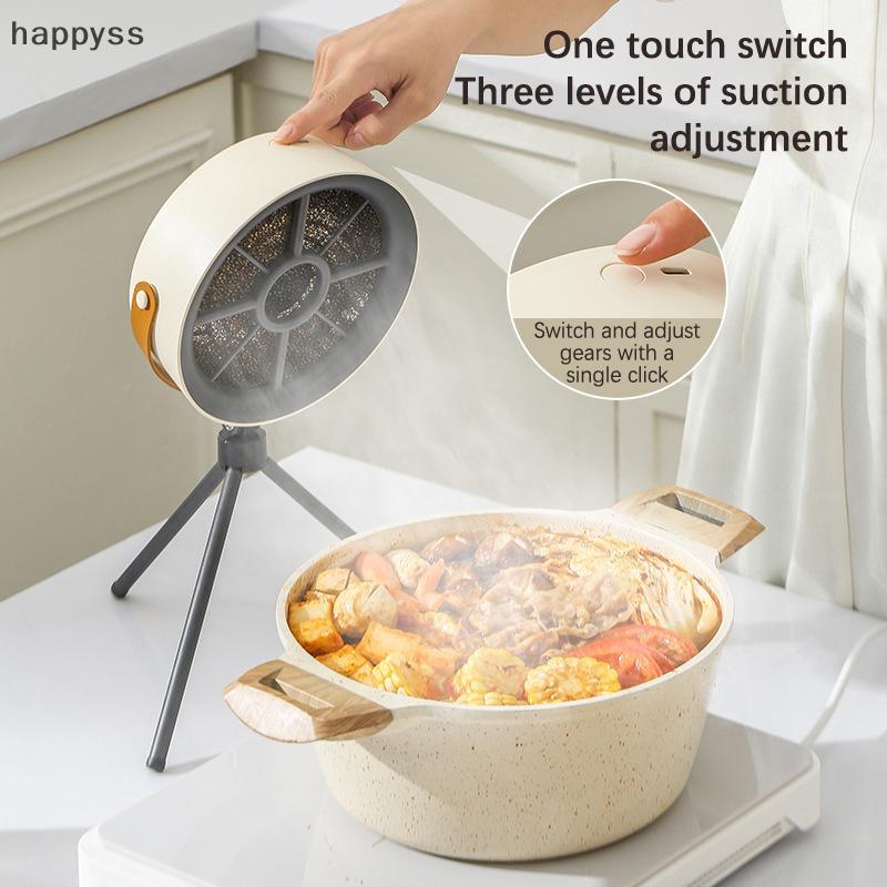 [happyss] Portable Exhaust Fan Small Kitchen Hood Extractor Barbecue ...