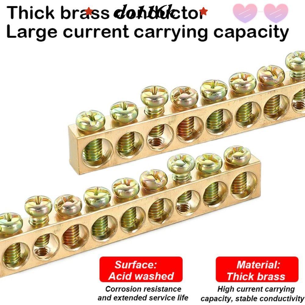ELOK Copper Bar Terminal, Multi-specification With Hole Screw Wire ...