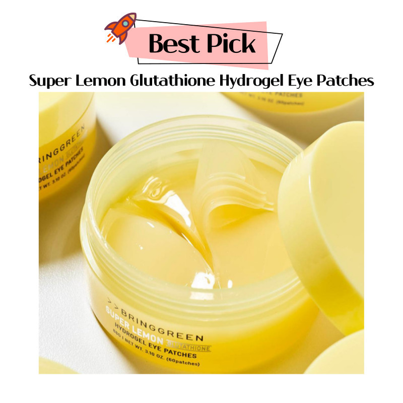 Bring Green Super Lemon Glutathione Hydrogel Eye Patches (60 Sheets ...