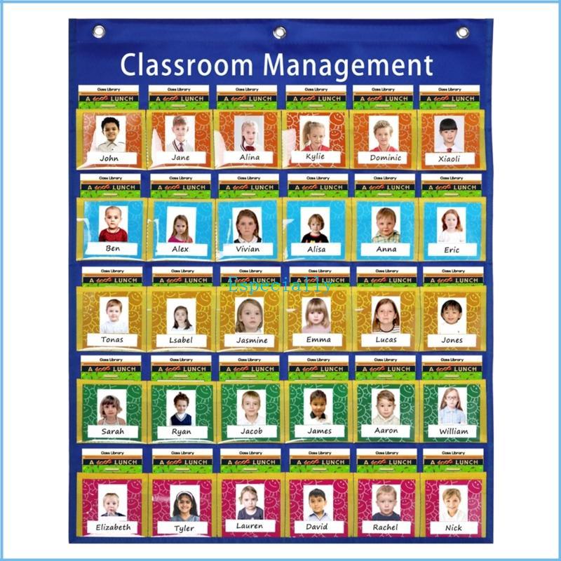 ESP Classroom Management Pocket Chart Attendance Pocket Chart for ...