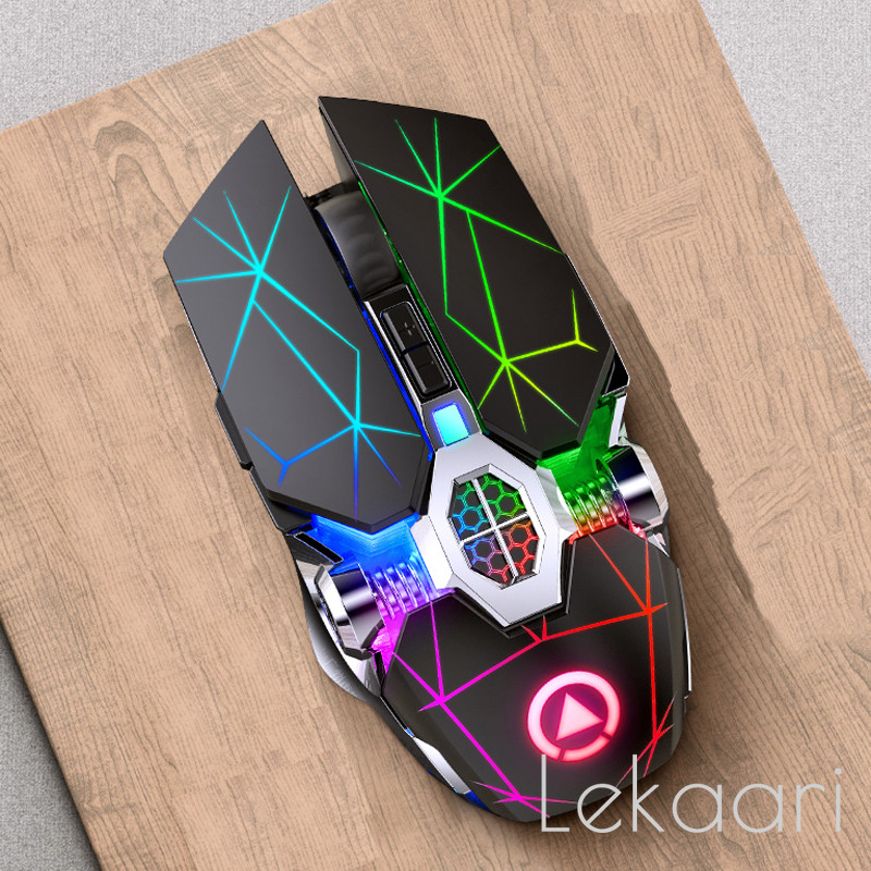 Rechargeable Silent Wireless Mouse DPI Adjustable 2.4G USB Plug and ...