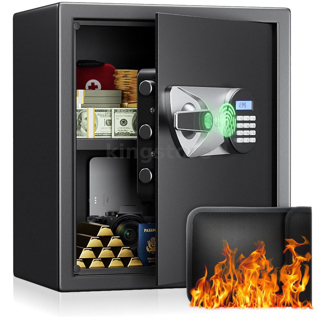 SF0603 1.2 Cubic Feet Fingerprint Locks Safe Deposit Box Combination ...