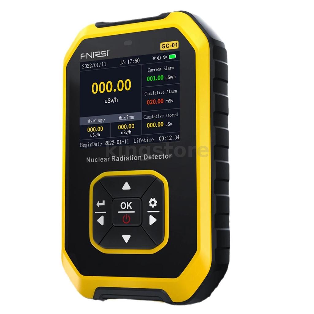 FNIRSI-GC01 Geiger Counter Nuclear Radiation Tester Professional Marble ...