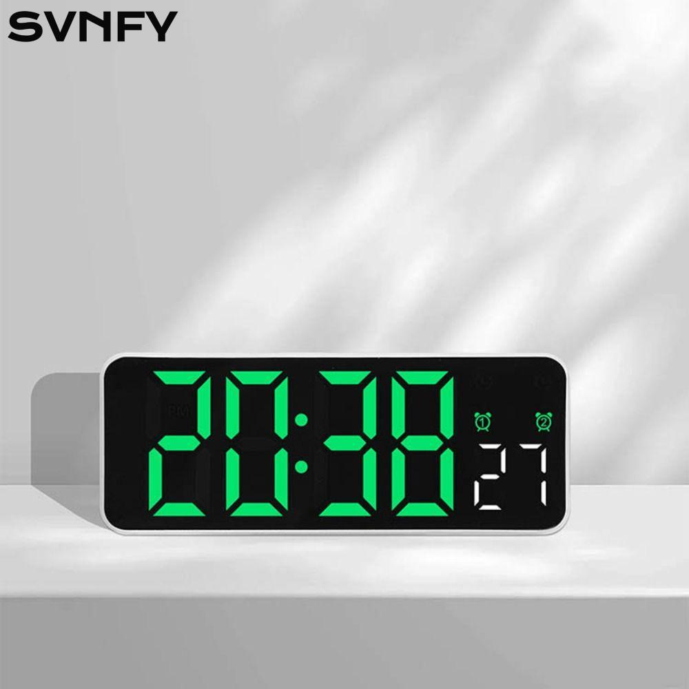 SVNFY Digital LED Clocks, Date Multi-functional Electronic Wall Clock ...