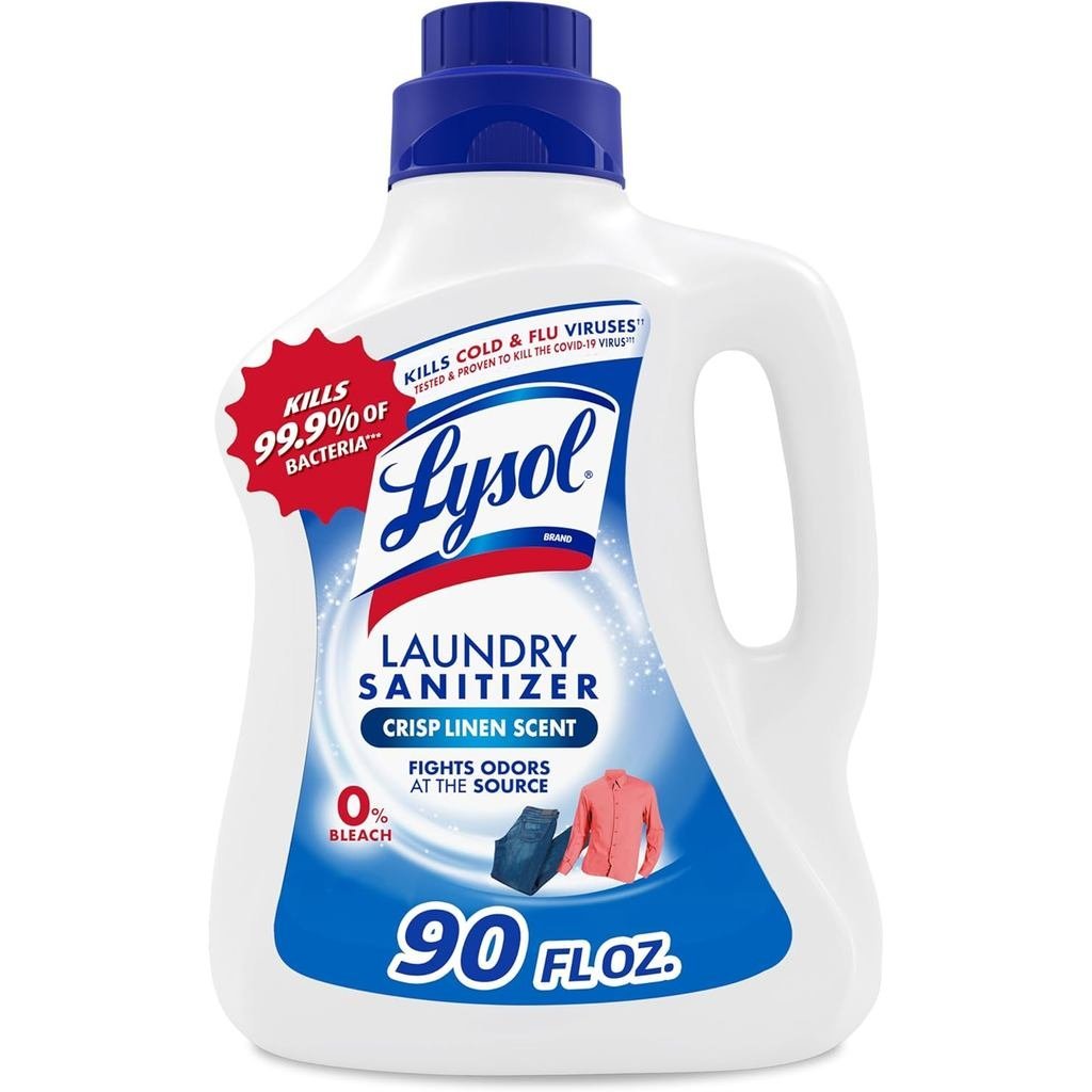 Lysol Laundry Sanitizer Additive, Bacteria-Causing Laundry Odor ...