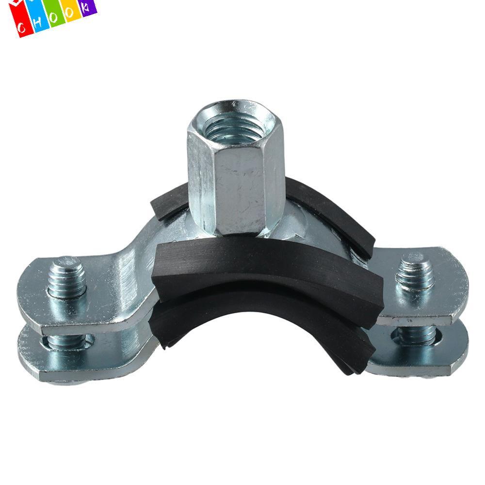 CHAAKIG 2pcs Adjustable Pipe Support Clamp, M8 Mounting Screws ...