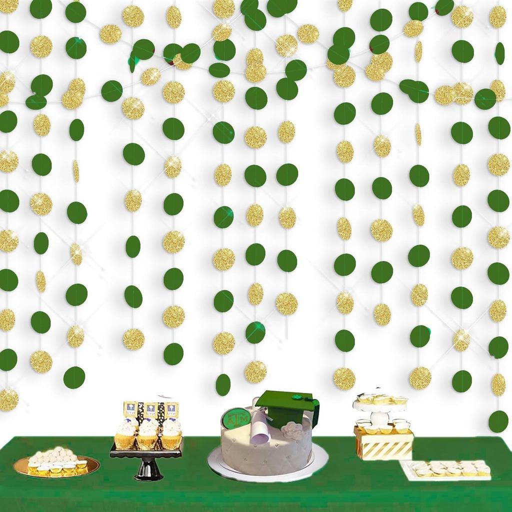 Graduation Party Decorations Green Gold 2025/Green Gold Graduation ...