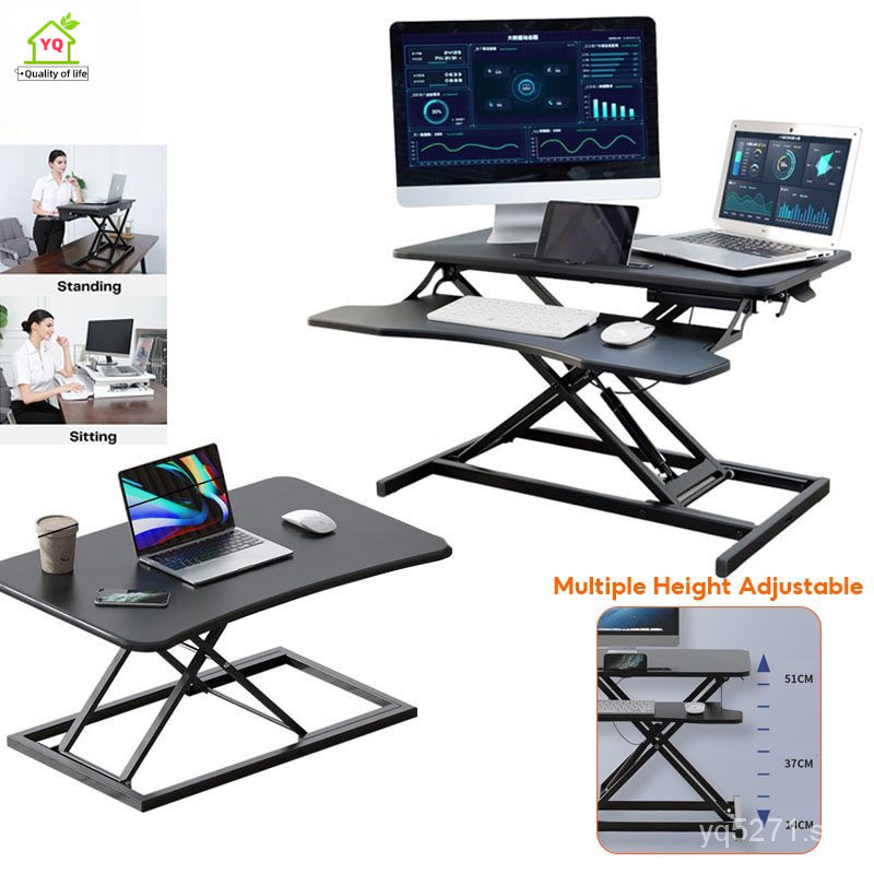 YQ Ergonomic Standing Desk Lifting Table Converter Two-tier Height ...