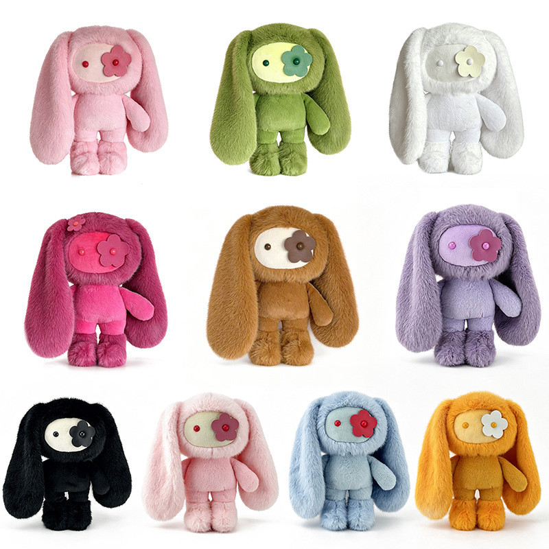 New juju Doll Series Cute Rabbit juju Flower Plush Doll Grab Machine ...