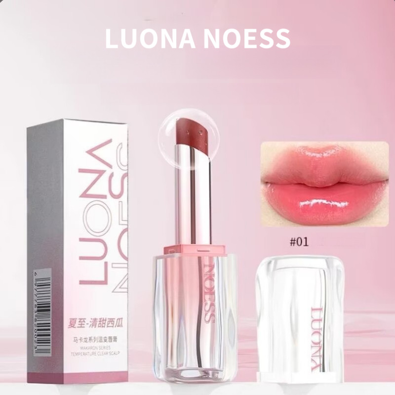 LUONA NOESS Lipstick 罗娜女神口红马卡龙温变系列 Macaron Series Discoloration ...