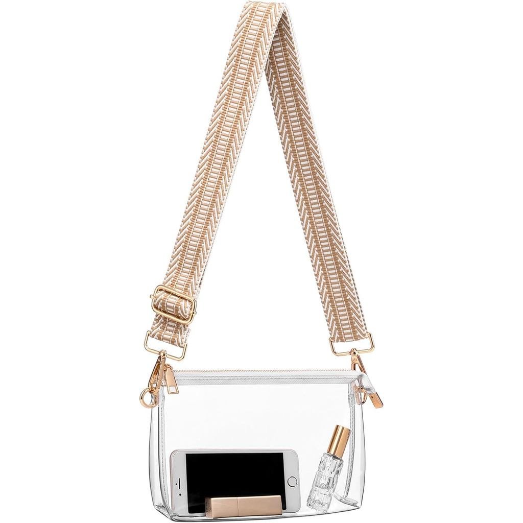 Clear Purse for Women - Stadium Approved Crossbody Bag, Small Stadium ...