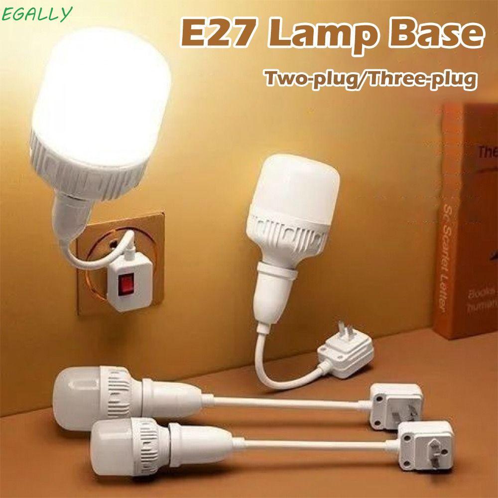 EGALLY Test Light Socket, Flexible Rotary E27 Lamp Base, Direct Plug-in ...