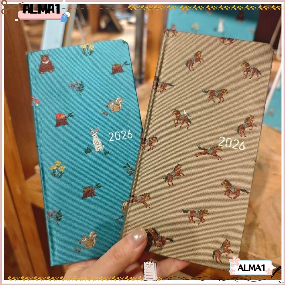 ALMA A5 Notebook, Manga To Do List 2026 Schedule Book, Multi Functional ...