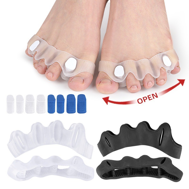 1 Pairs of Detachable Sponge Plug Foot Separators, Five Hole Toe ...