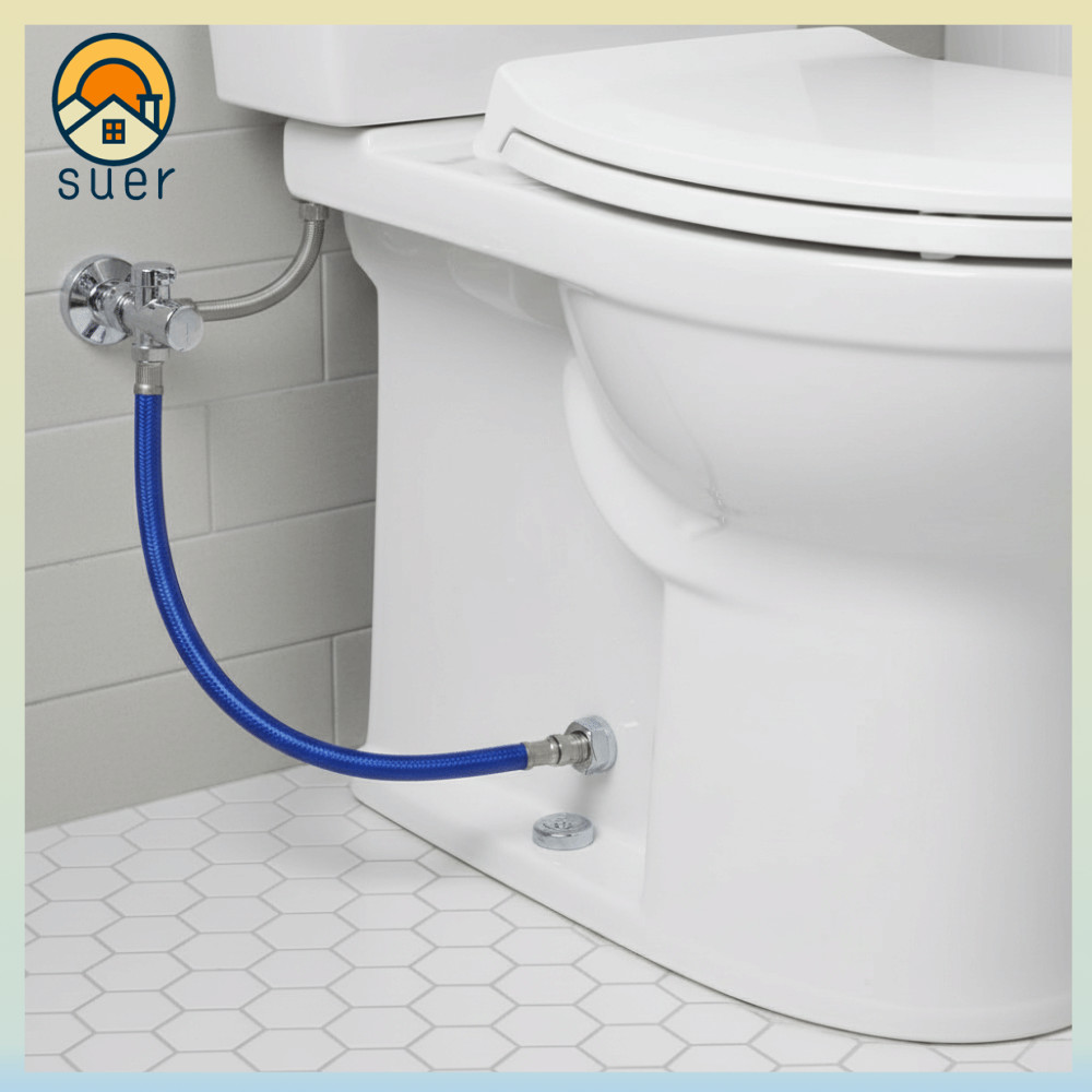 SUERHD Flexible Hose, High Pressure Proof Water Heater Inlet Hose, Blue ...