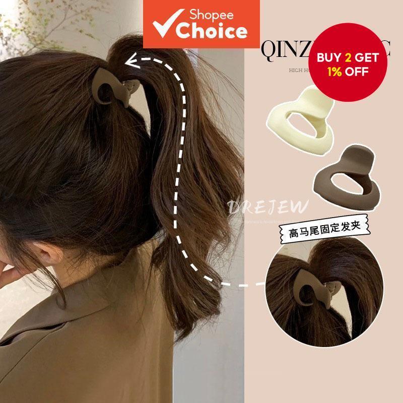Acrylic Hair Claw Clip - High Ponytail & Bangs Holder, Shark Jaw ...
