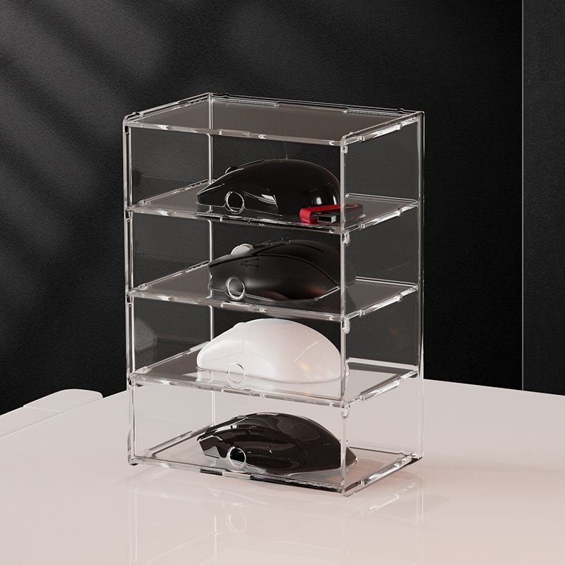 [48H Shipping] Desktop Storage Rack Gaming Mouse Acrylic Organizer ...