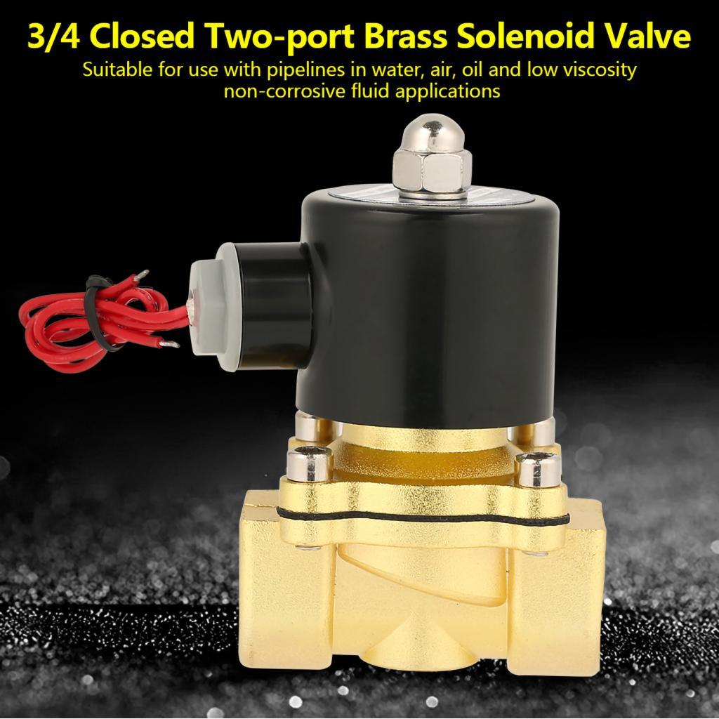 2W-200-20 Electric Water Valve Solenoid Low Viscosity Non-Corrosive ...