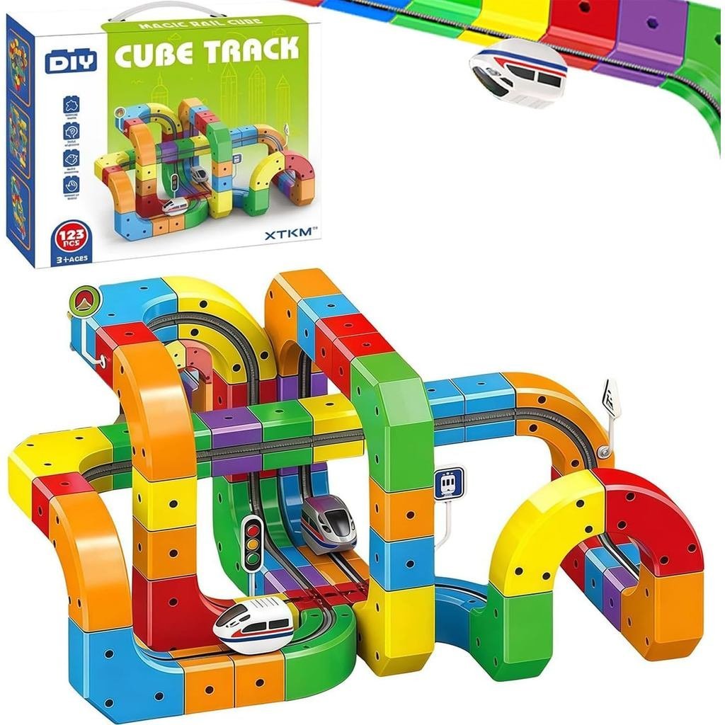 Rail Cube ic Monorail Magical Tracks Train klick Rail Electric Train ...