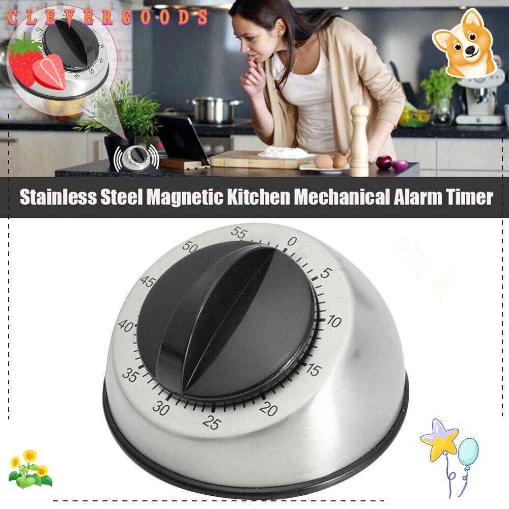 CLEVERHD Mechanical Timer, 60-Minute Loud Ring Wind Up Timer, Clockwise ...