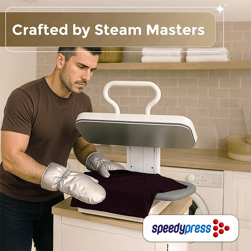 [UP] Garment Steamer Gloves For Steaming Clothes – Grey Steam Mitt ...
