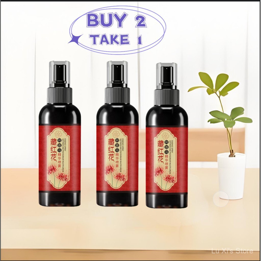 SG Spot goods BUY 2 TAKE 1 Saffron Polygonum Multiflorum Essence Spray ...