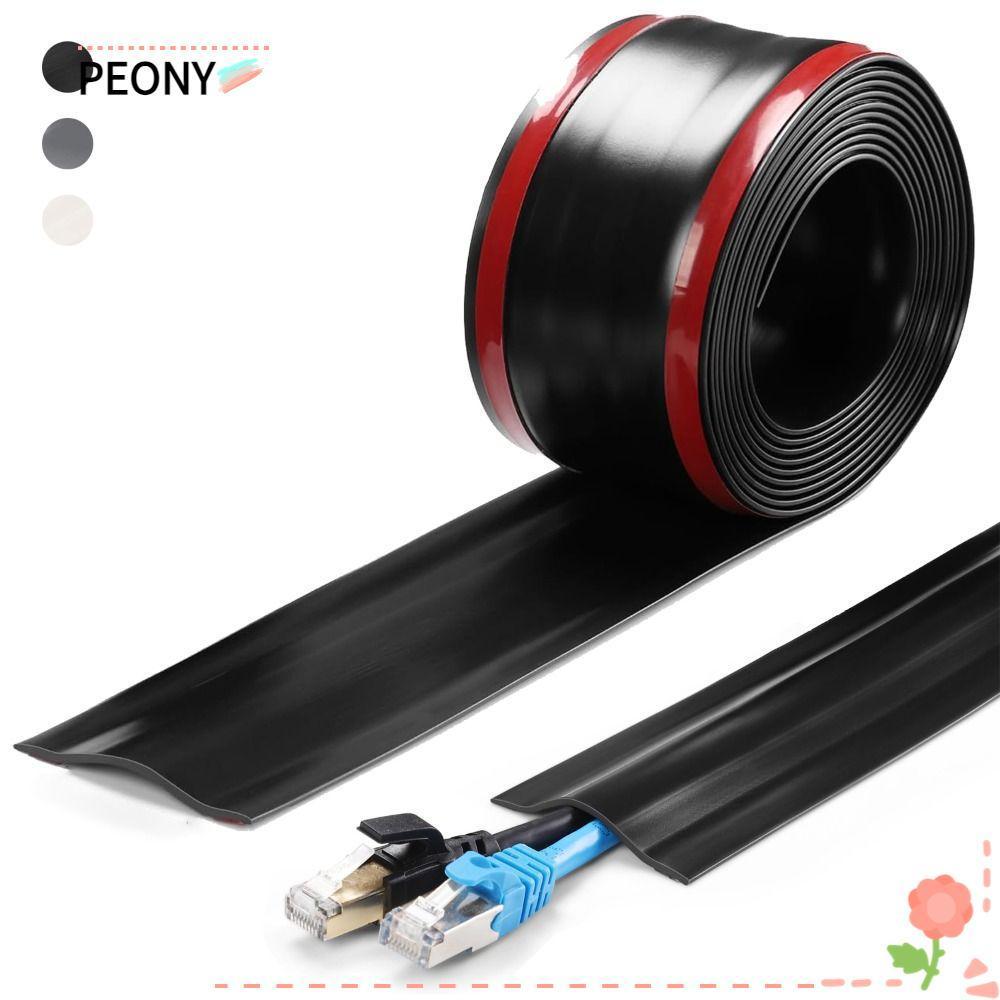 PEONYSG Wall Wire Concealer, Soft PVC Floor Cable Cover, High Quality ...