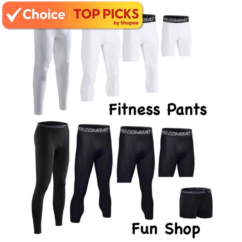 Men's Fitness Tight Pants | Quick-Dry Gym Wear | Inner Compression ...