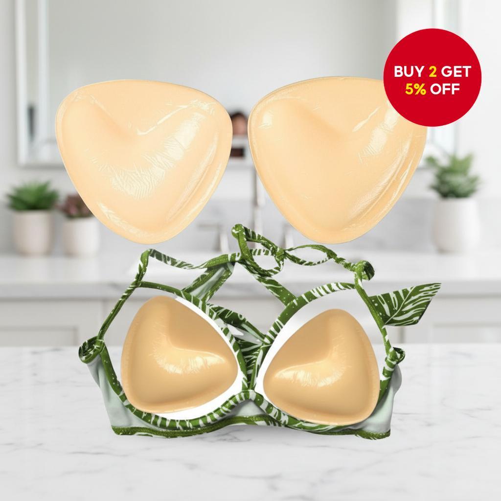 Double-sided Triangle Bra Pads - Adhesive Foam Inserts for Lifting and ...